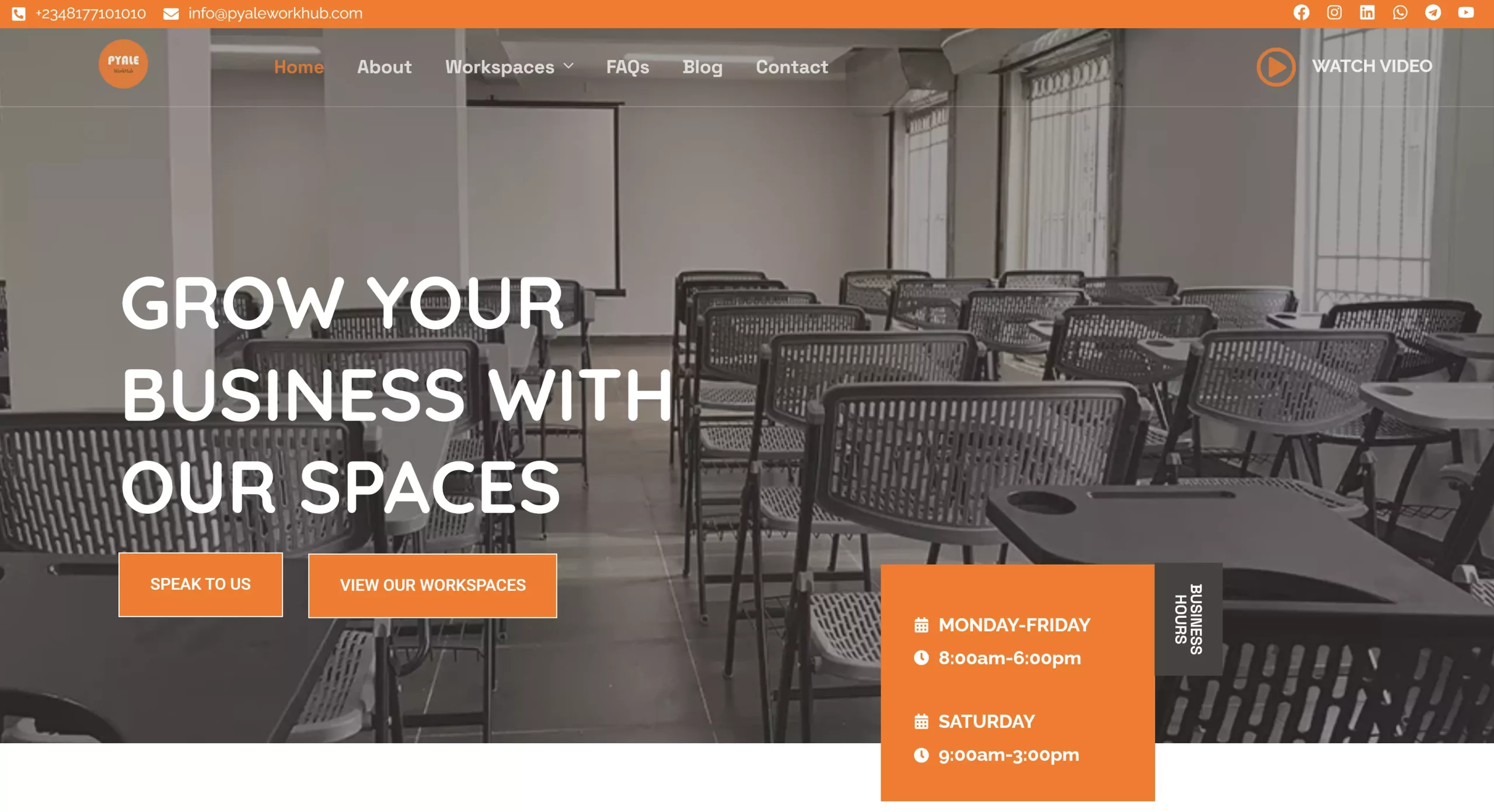 Website Redesign For Pyale Workhub | Brela